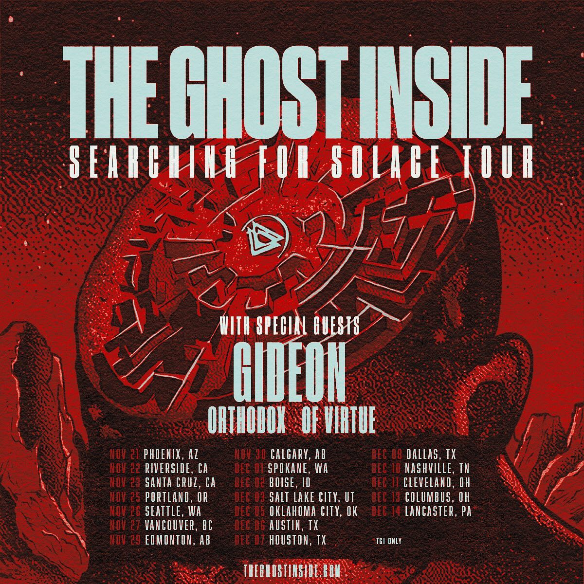 Experience the Intensity of THE GHOST INSIDE TOUR 2024